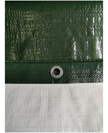 Construction Grade Green & White Tarps – Canada Tarps